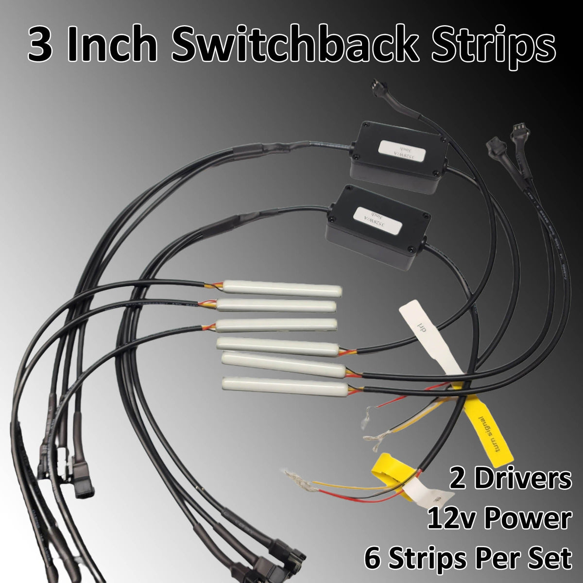 3" LED Strips - Diffused Switchback – NATJU LIGHTING